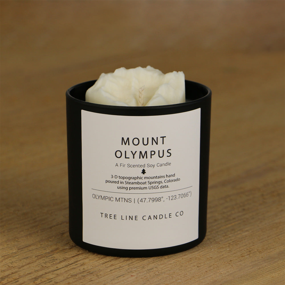 Mount Olympus Candle – Washington Mountain Candle | Tree Line Candle Co