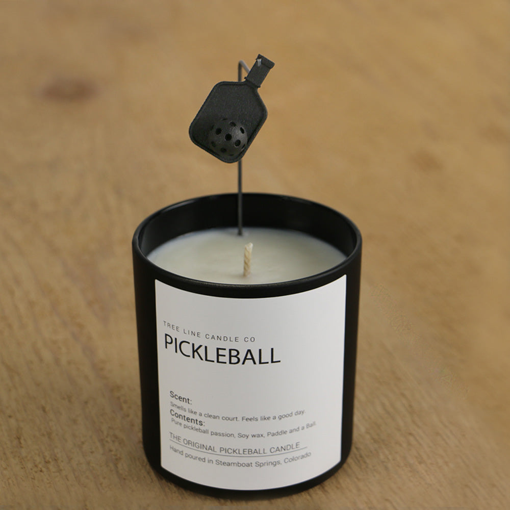 Pickleball Candle – Paddle and Ball Trinket | Tree Line Candle Co