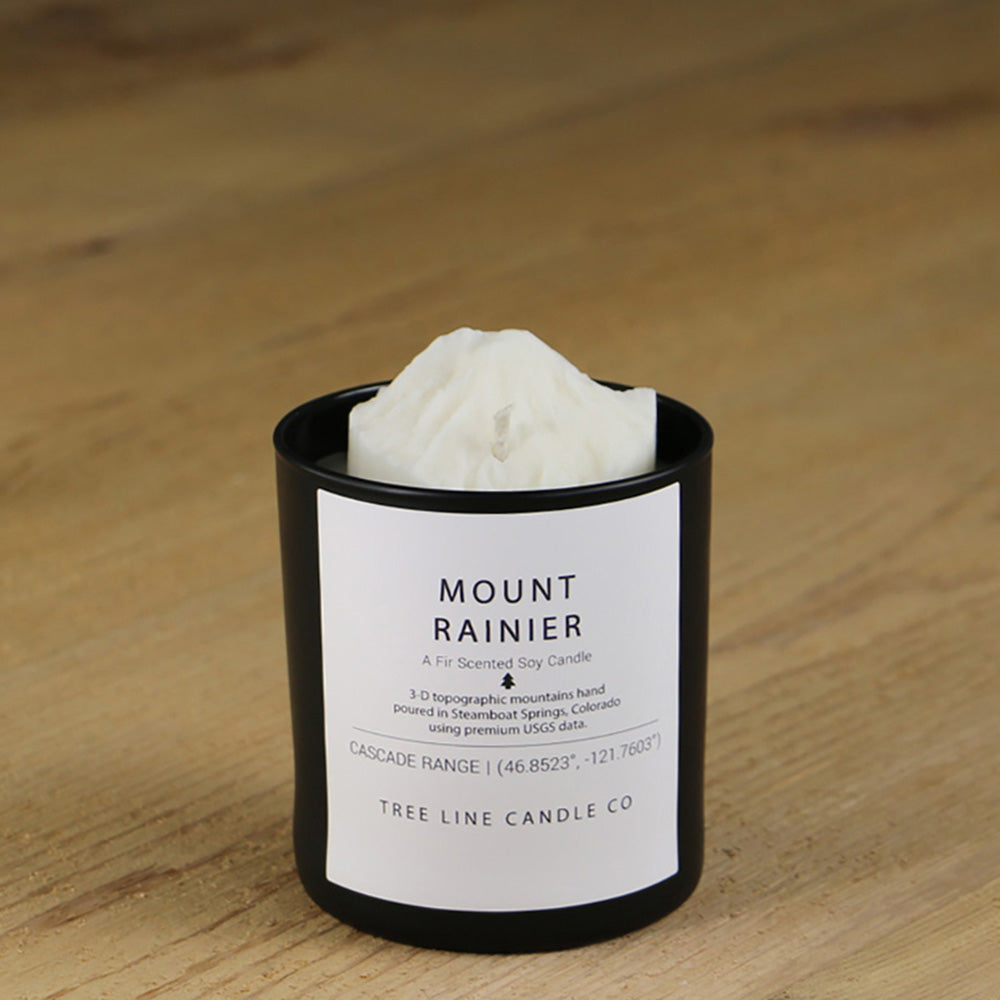 Mount Rainier Candle – Washington Mountain Candle | Tree Line Candle Co